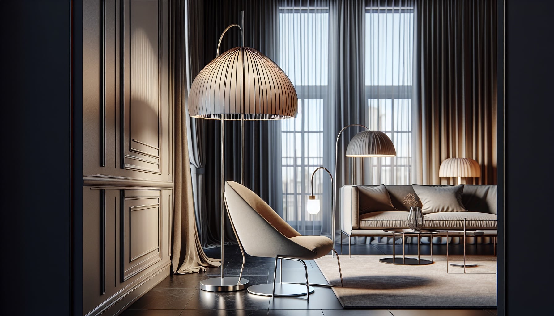 Les lampadaires de salon design : la touche lumineuse pour votre ...